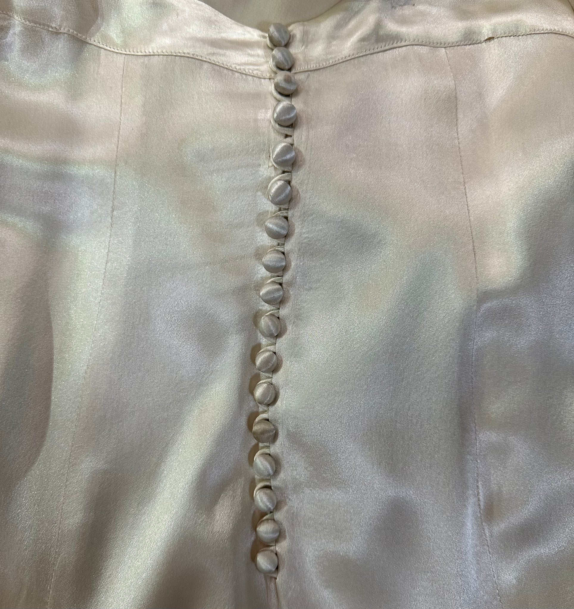 1930s Ivory Slipper Satin Bias Cut Bridal Ensemble – THE WAY WE WORE