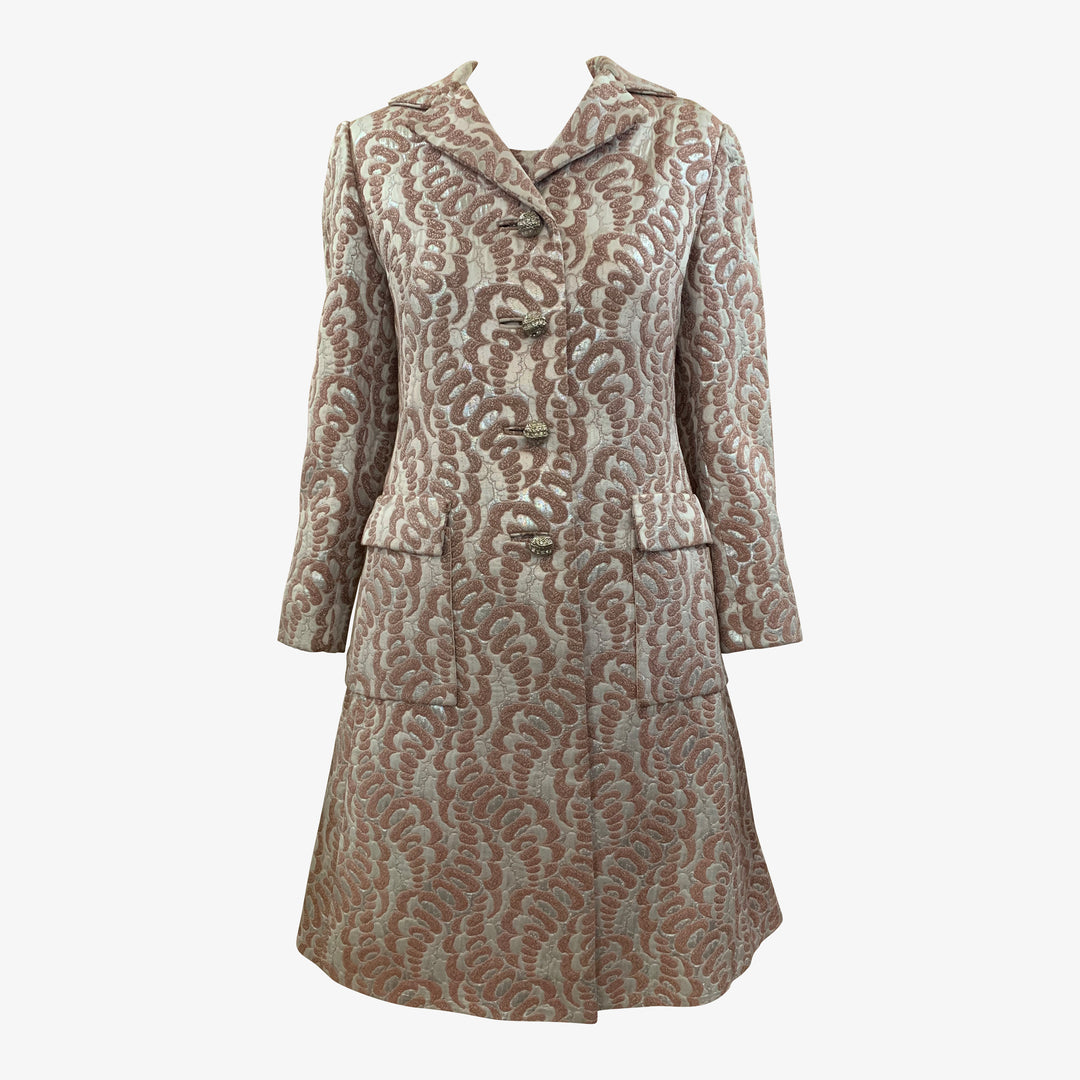 Thalhimers 60s Metallic Brocade Dress and Coat Ensemble – THE WAY WE WORE