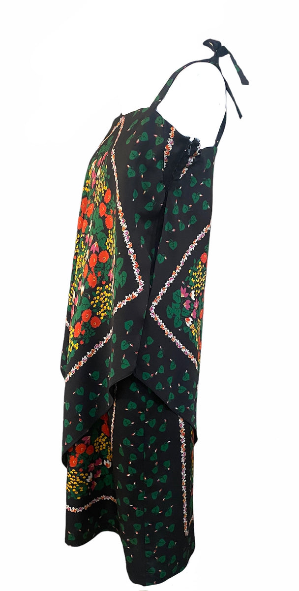 Frank Usher 70s Handkerchief Hem Sun Dress with Scarf – THE WAY WE WORE